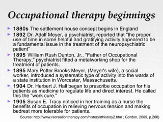 Susan Tracy Occupational Therapy