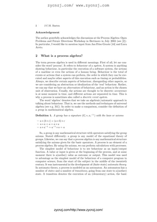 A brief history of process algebra | PDF