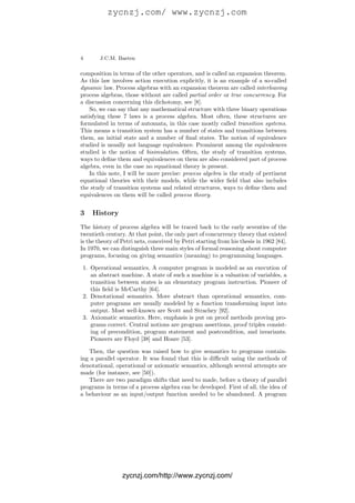 A brief history of process algebra | PDF | Physics | Science