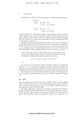 A brief history of process algebra | PDF | Physics | Science