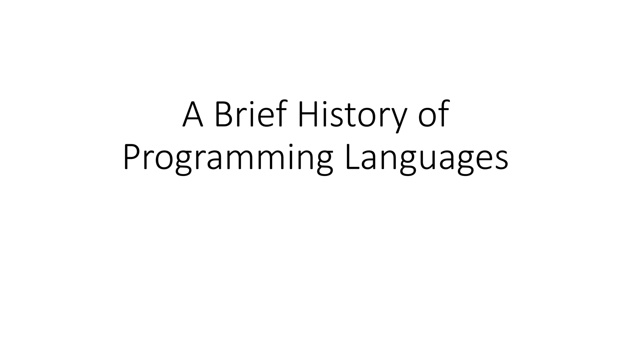 A Brief History of Programming Languages.pdf