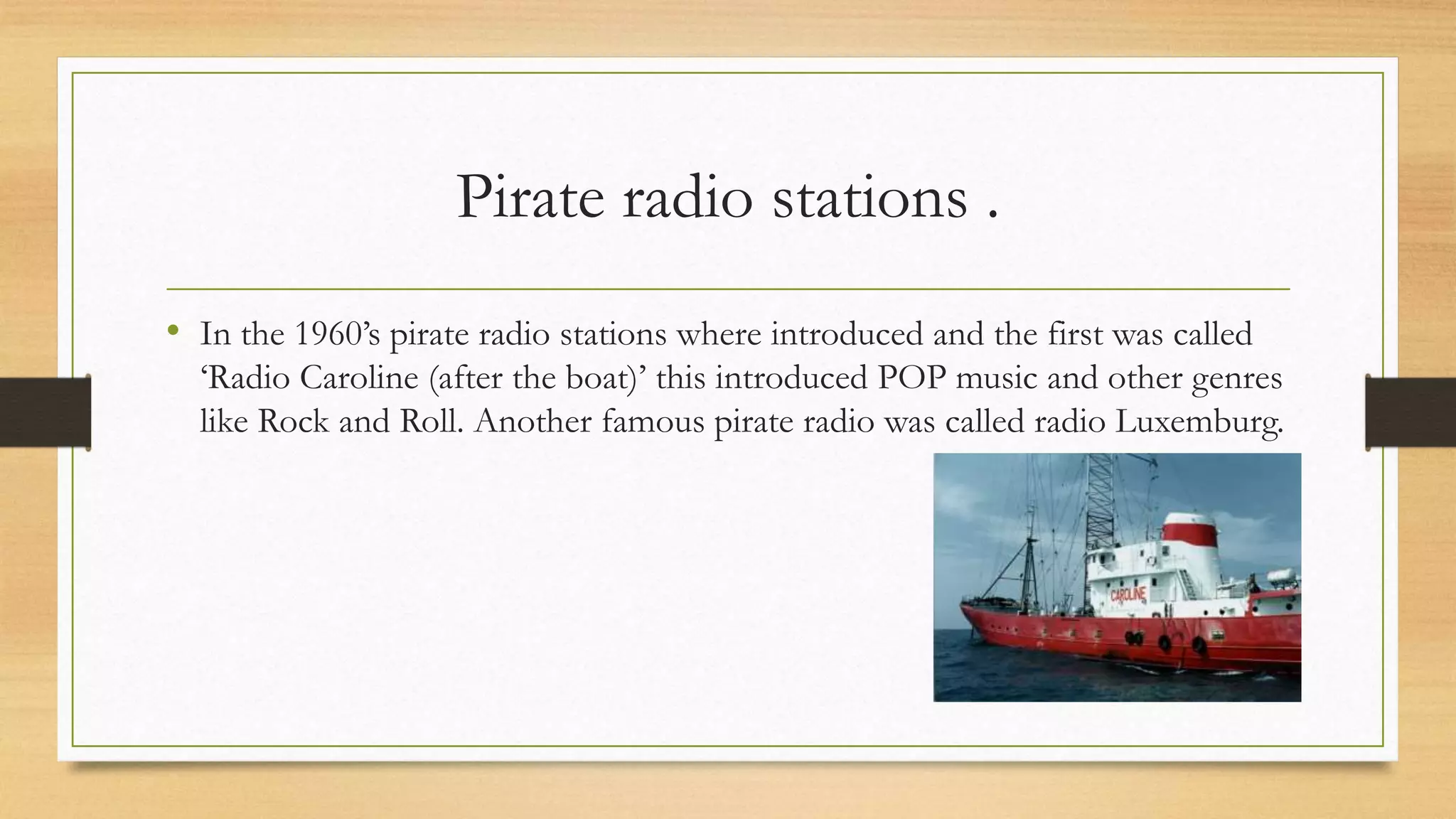 A brief history of radio | PPTX