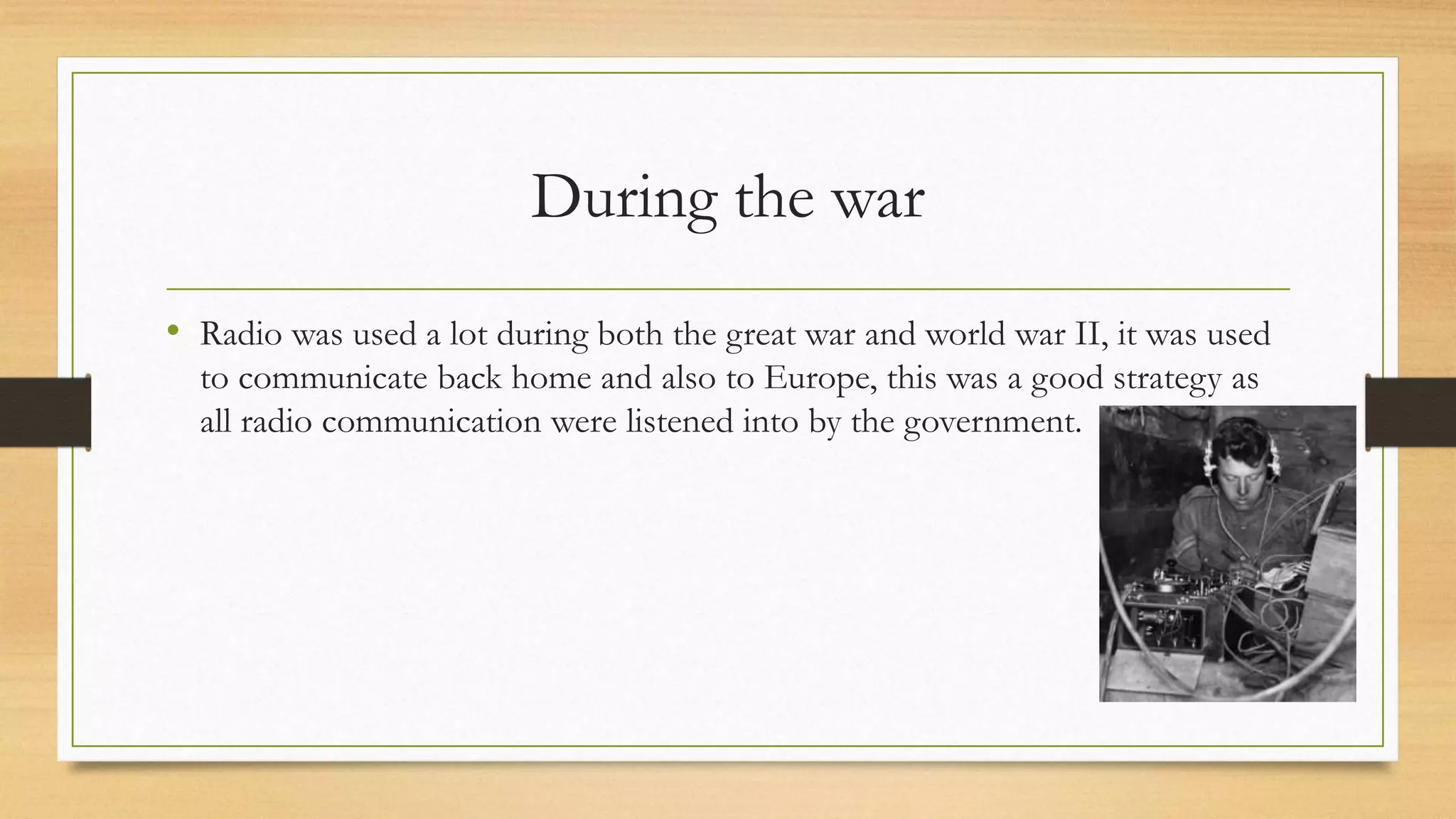 A brief history of radio | PPTX