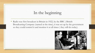 A brief history of radio | PPTX