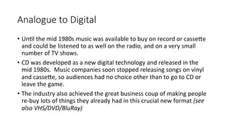 A brief history of recorded music | PPT