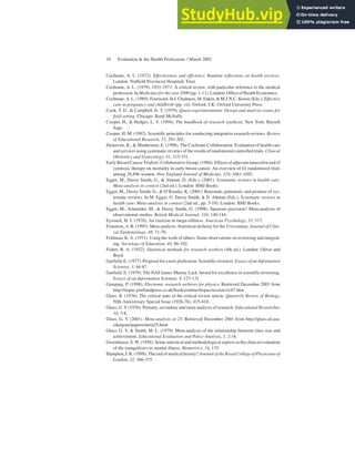 A Brief History of Research Synthesis.pdf | Science