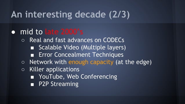 A brief history of streaming video in the Internet | PDF | Home ...