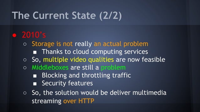 A brief history of streaming video in the Internet | PDF | Home ...