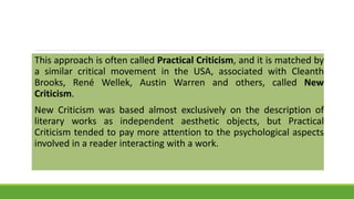 brief history of stylistics | PPTX