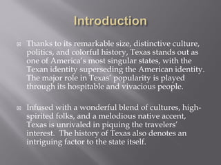 A Brief History of Texas | PDF