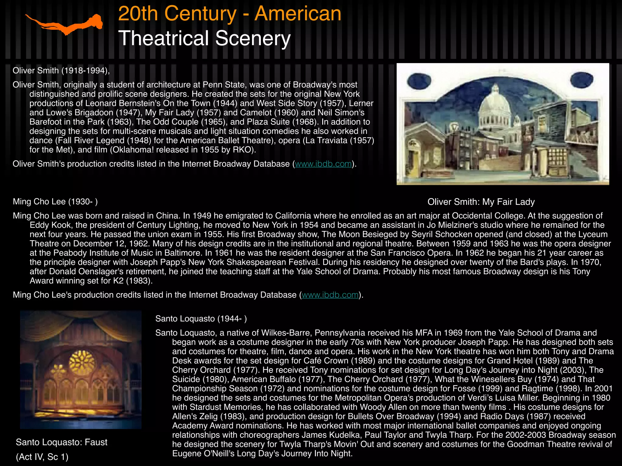 A brief history of theatrical scenery | PDF