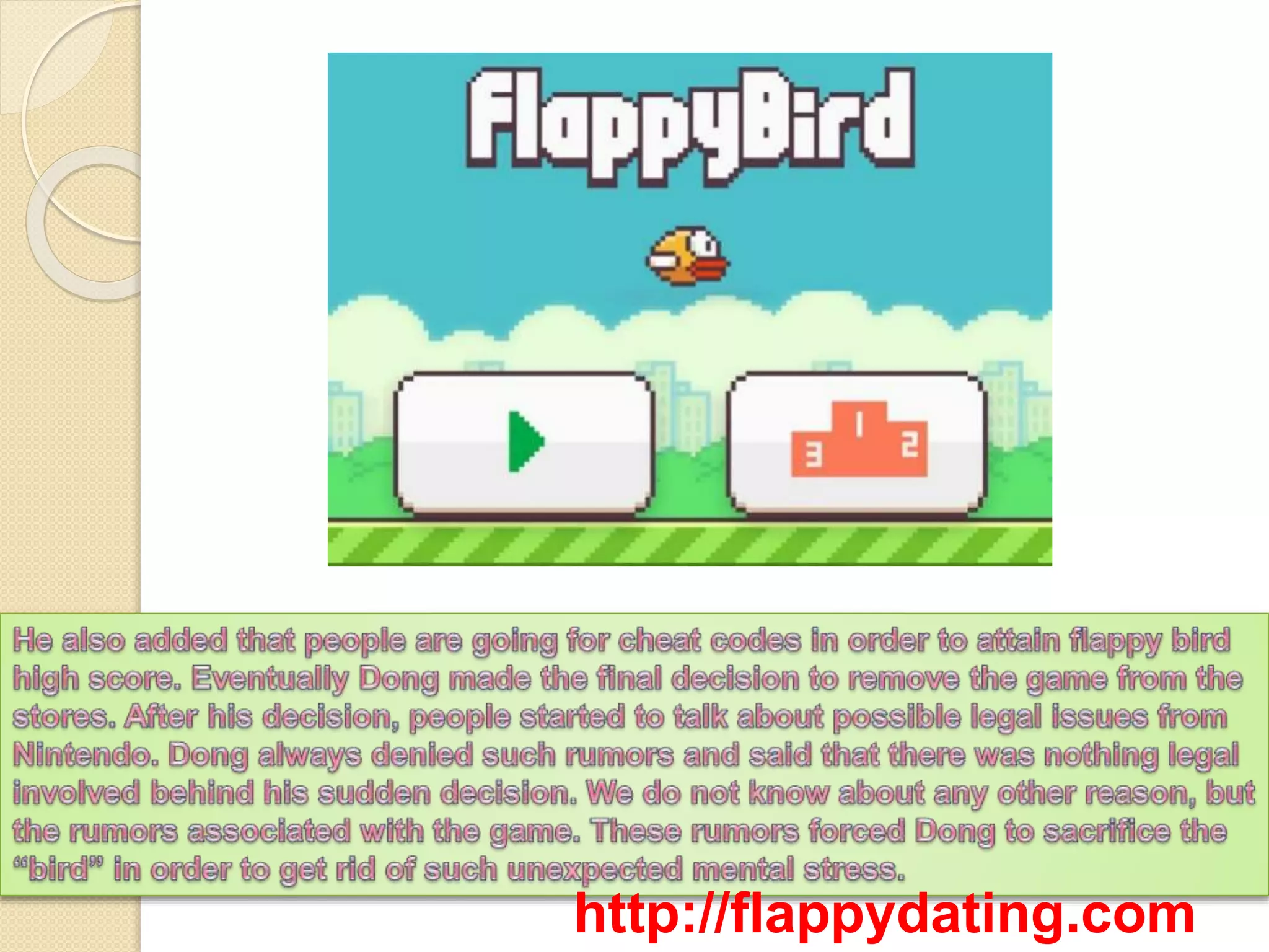 A brief history of the man behind flappy bird | PPT