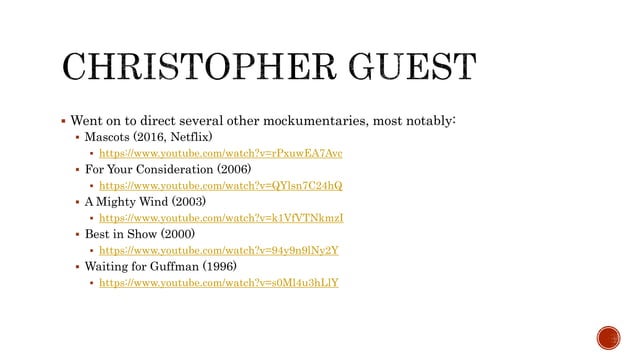 A Brief History of the Mockumentary.pptx