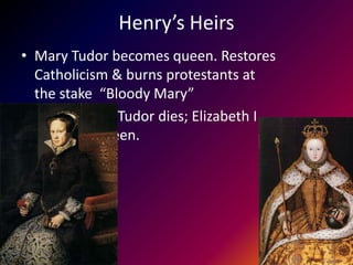 A brief history, of the Tudors | PPTX