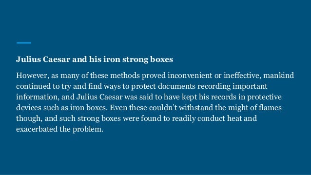 A Brief History of The Safe | PPT