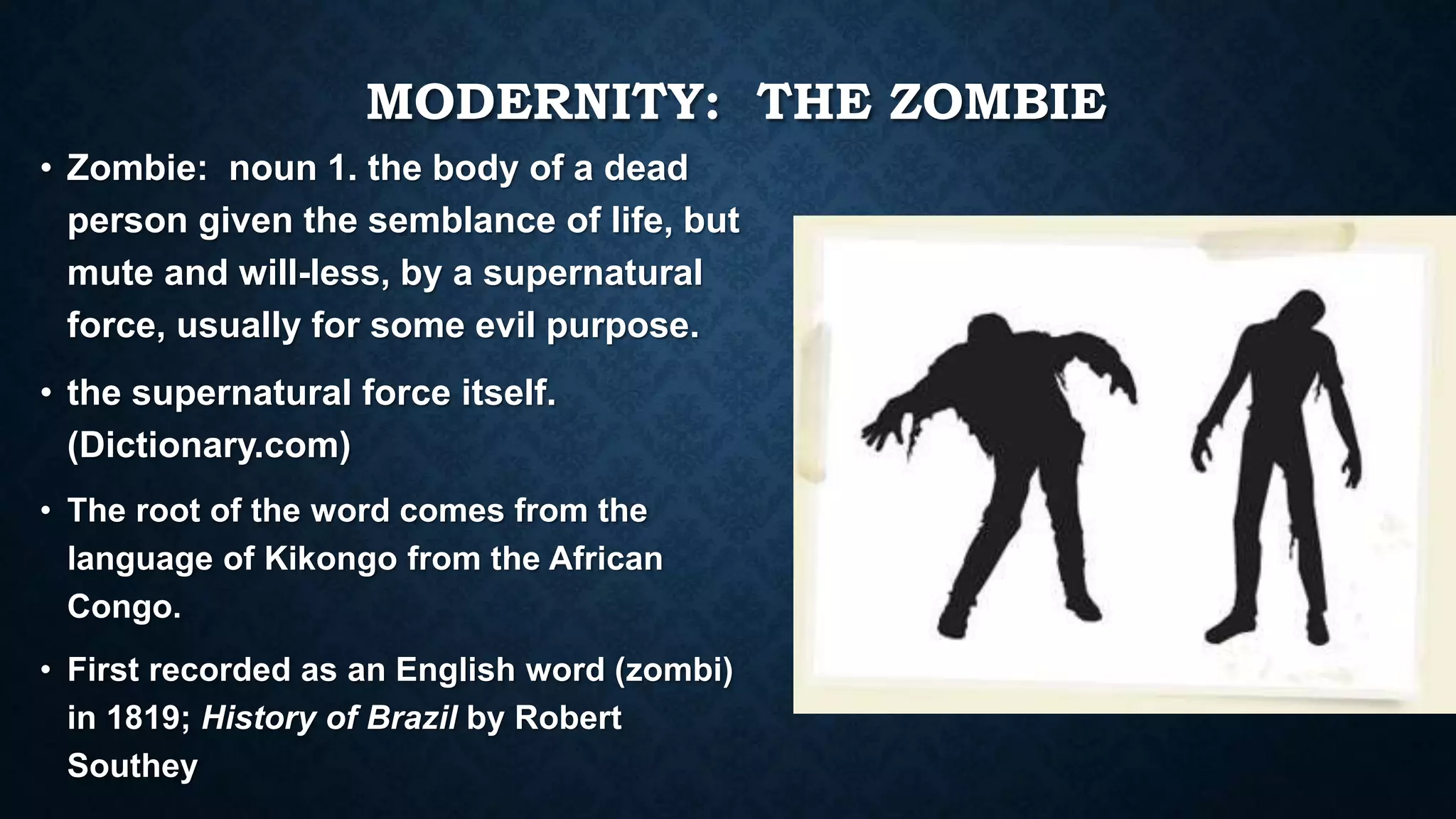 A brief history of the zombie people | PPT