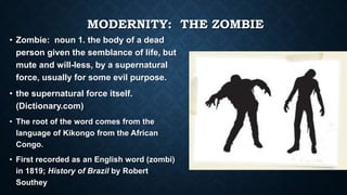 A brief history of the zombie people | PPT