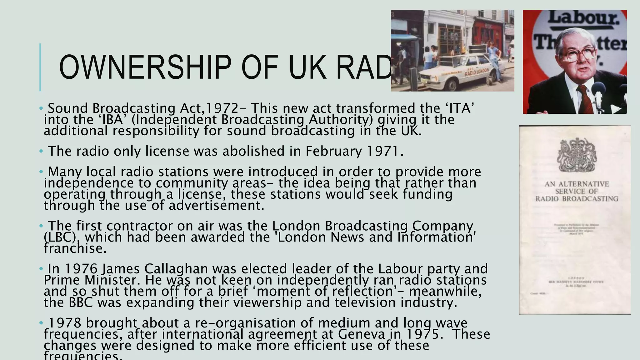 A brief history of uk radio | PPT