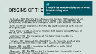A brief history of uk radio | PPT