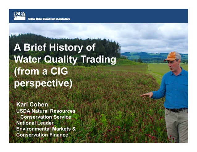 A brief history of water quality cohen | PPT