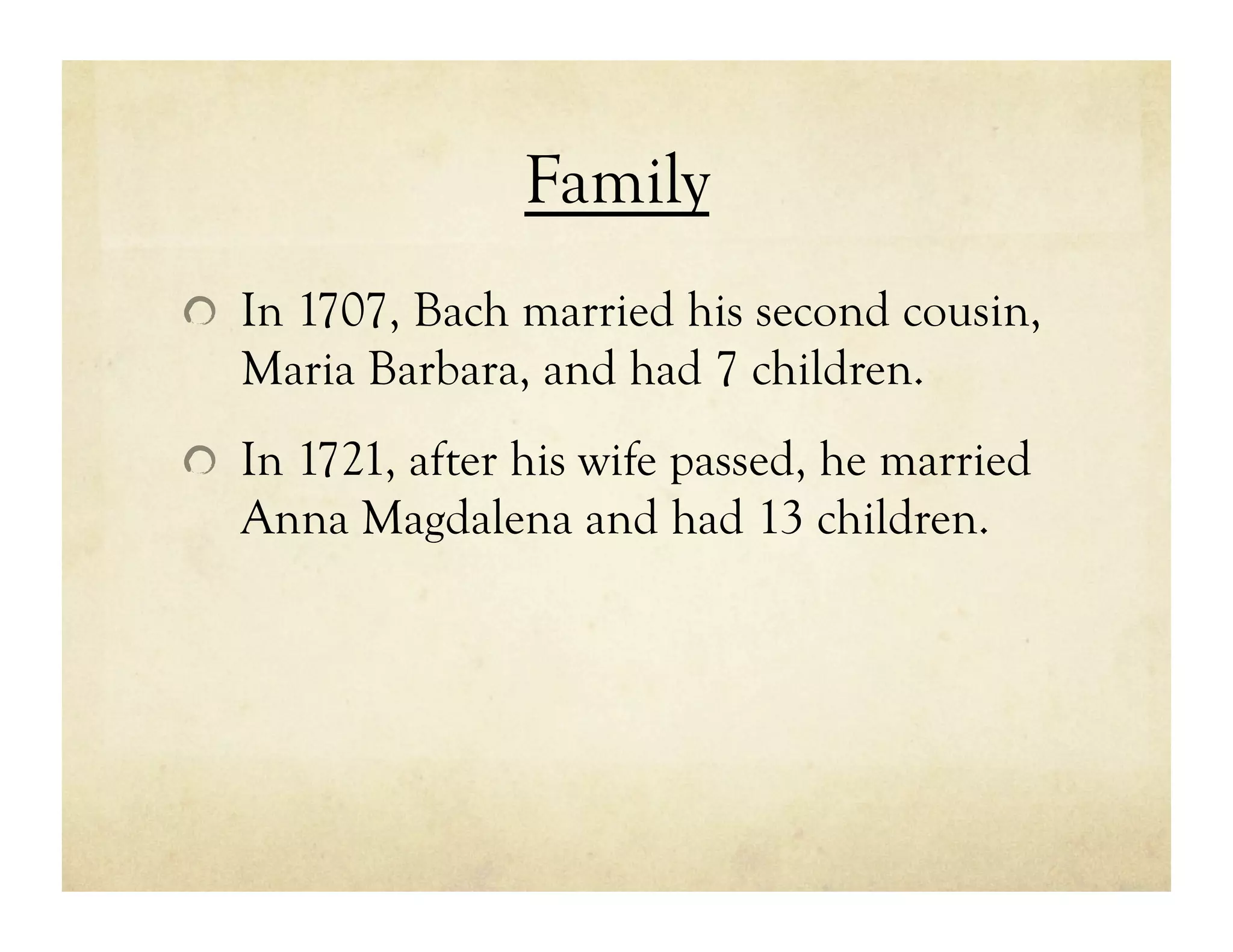 A brief history on the life of johann sebastian bach | PDF