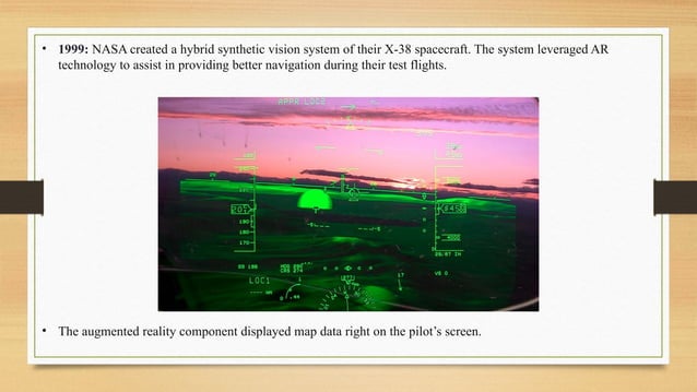 History of Augmented Reality and Virtual reality | PPTX