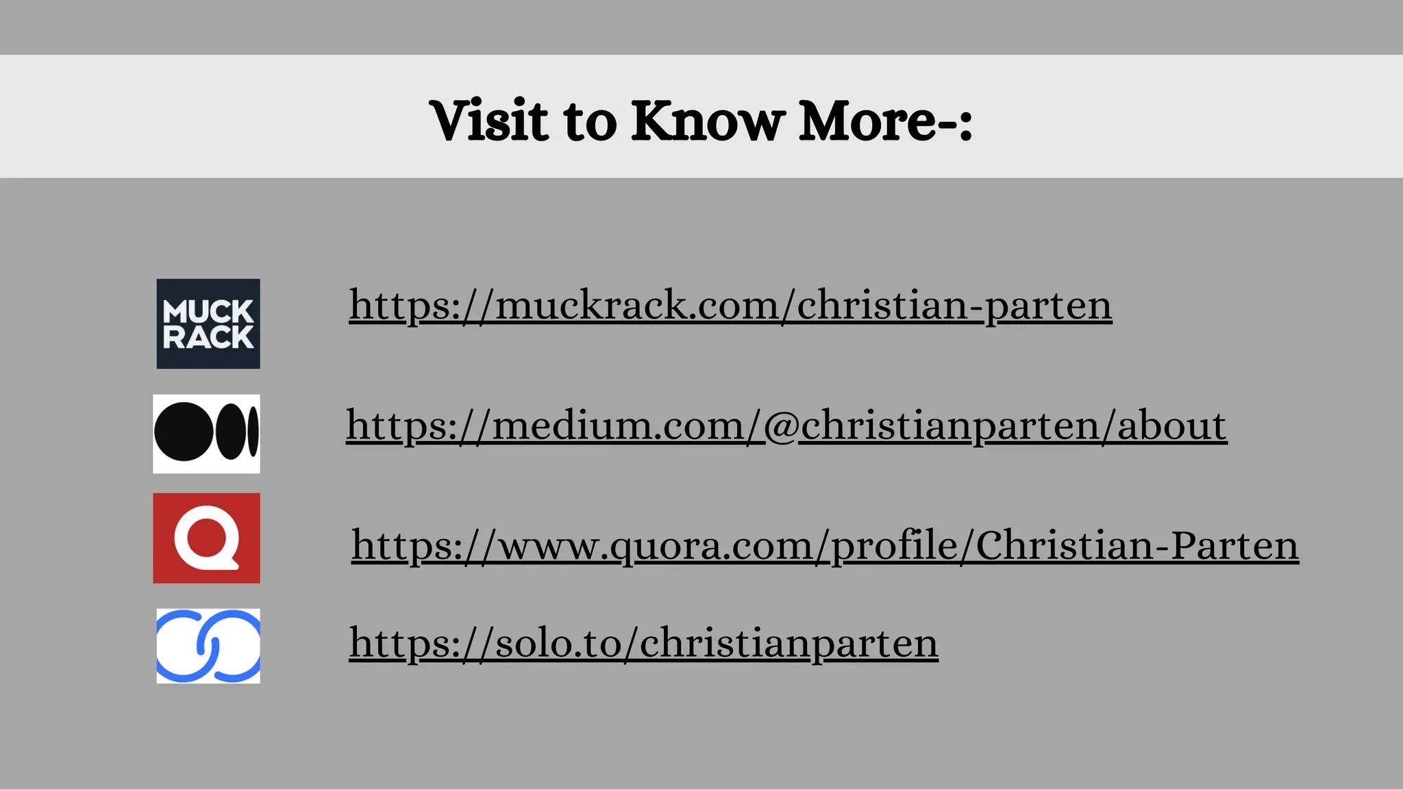 A Brief Introduction About Christian Parten | PPT