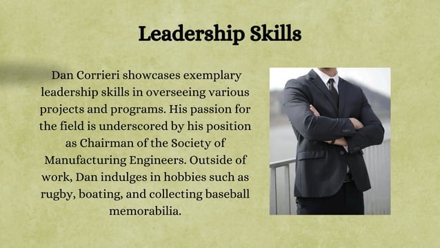 A Brief Introduction About Dan Corrieri | PDF | Mechanical and ...