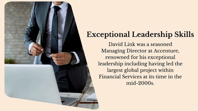 A Brief Introduction About David Link Accenture | PPT