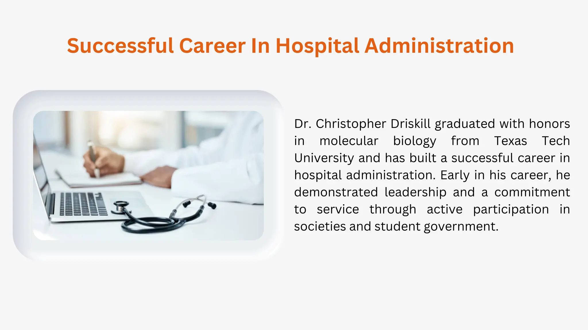 A Brief Introduction About Dr. Christopher Driskill | PDF
