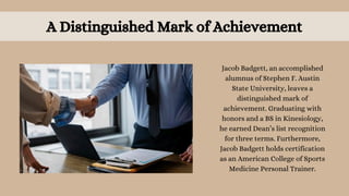 A Brief Introduction About Jacob Badgett | PDF