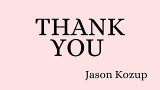 A Brief Introduction About Jason Kozup | PPT