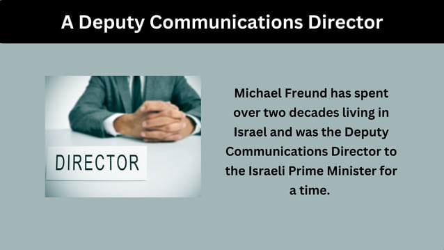 A Brief Introduction About Michael Freund | PPT