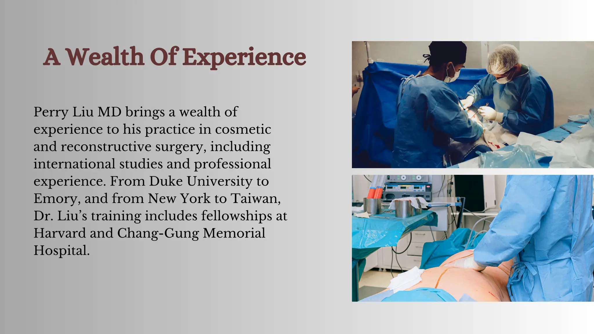 A Brief Introduction About Perry Liu MD | PDF