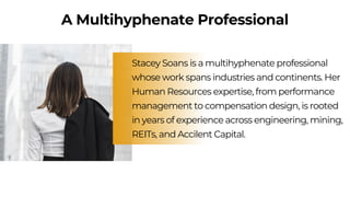 A Brief Introduction About - Stacey Soans | PDF