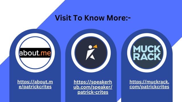 A Brief Introduction of Patrick Crites | PDF