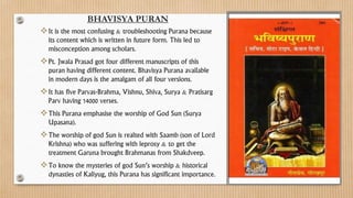A brief introduction of puranas | PDF