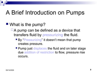 A Brief Introduction on Pumps (Mechanical Aspect).ppt