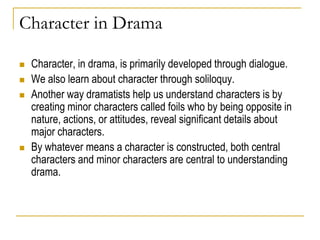 A brief introduction to drama | PPTX