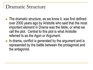 A brief introduction to drama | PPTX