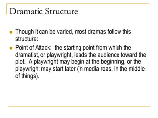 A brief introduction to drama | PPTX