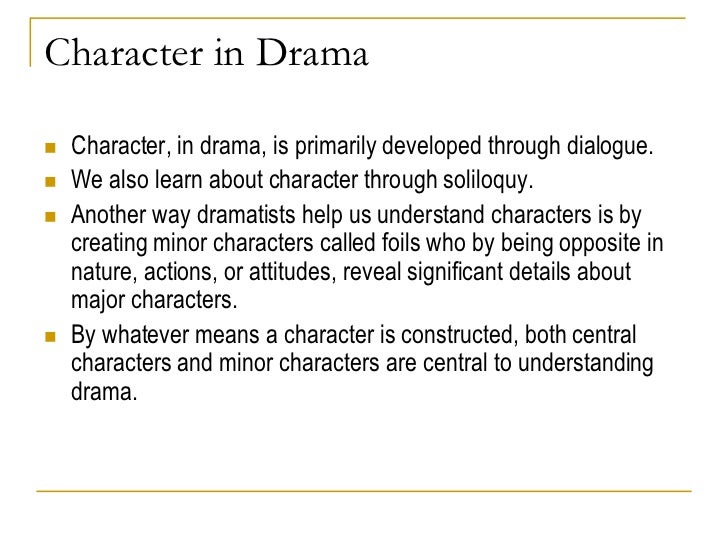 A brief introduction to drama
