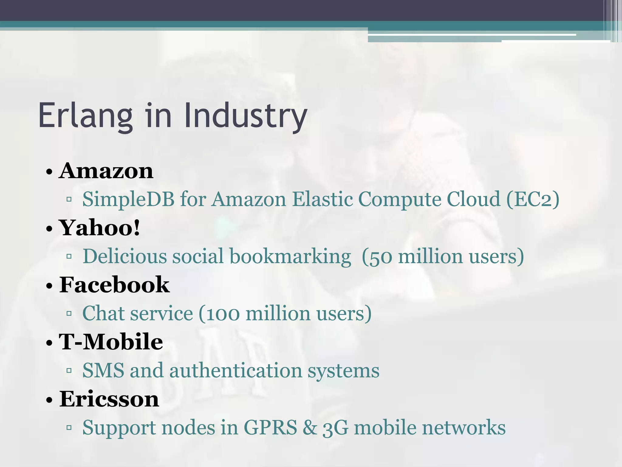 A Brief Introduction To Erlang | PPT
