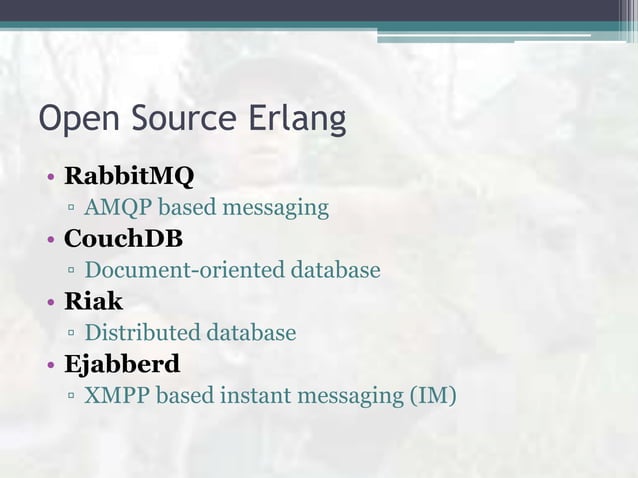 A Brief Introduction To Erlang | PPT