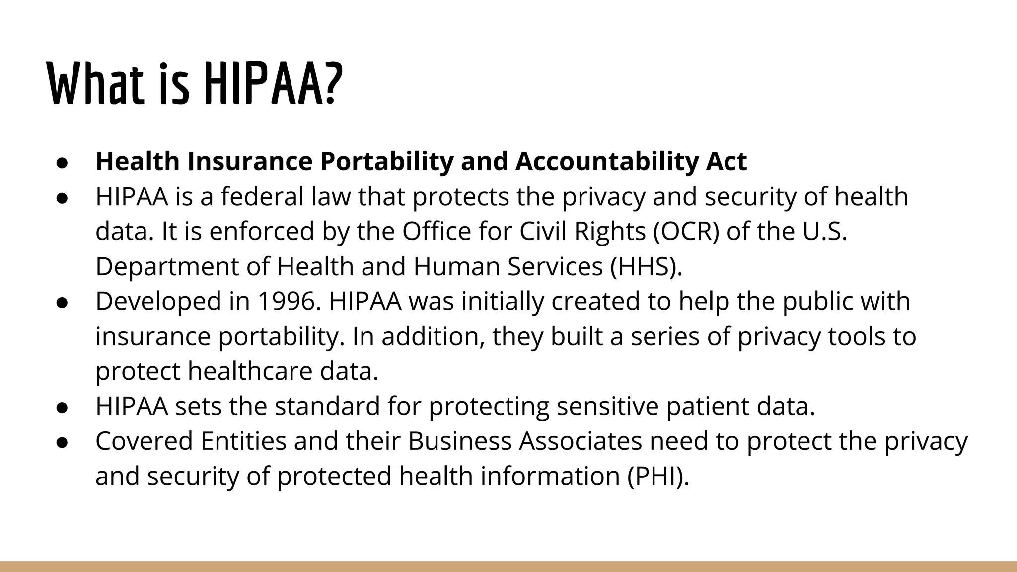 A brief introduction to hipaa compliance | PDF