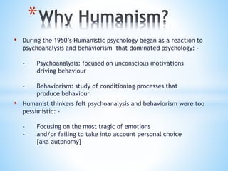 A brief introduction to humanism | PPT