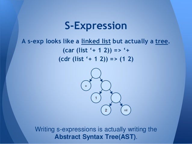 A brief introduction to lisp language A brief introduction to lisp language