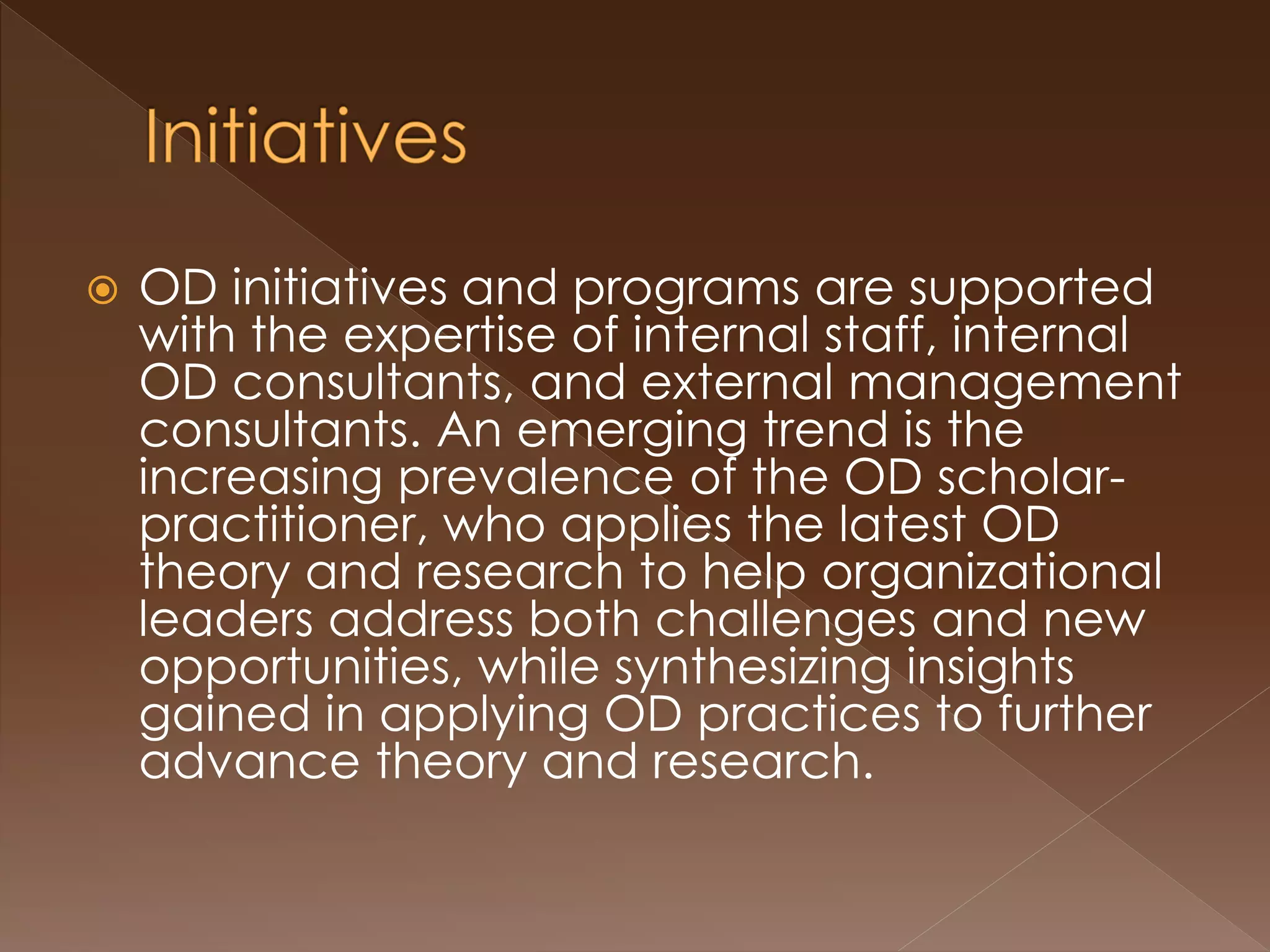 A Brief Introduction to Organization Development | PPTX