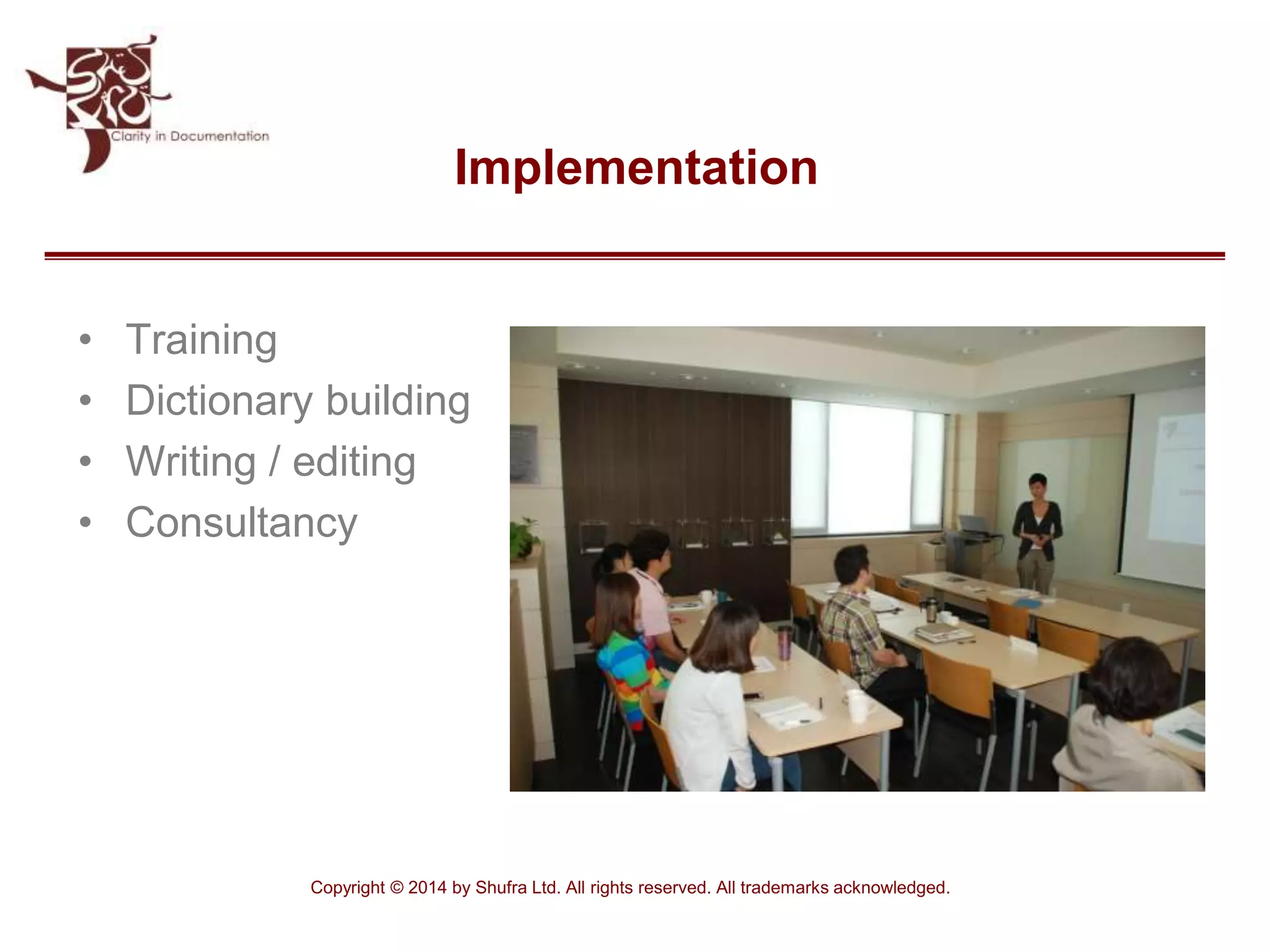 A brief introduction to Simplified Technical English implementation | PPSX