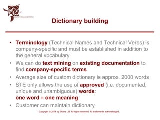 A brief introduction to Simplified Technical English implementation | PPSX